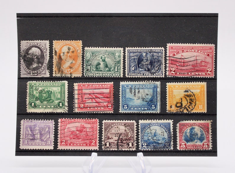 Old US Stamps, 1870 - 1922 Mixed Collection of Valuable Used Stamps ...