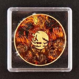 2023 Mexican Libertad - HELL, 24K Gold Gilded & Colorized 1 Oz .999 ...