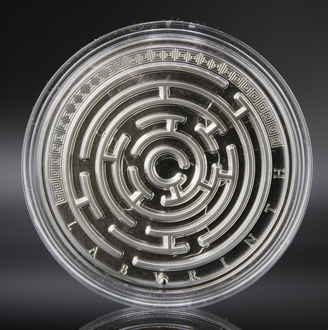 2019 Cameroon Riddle of the Labyrinth, 3 Oz .925 Sterling Silver Proof ...