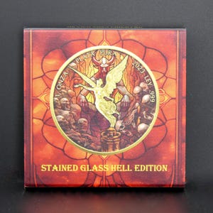 2023 Mexican Libertad - HELL, 24K Gold Gilded & Colorized 1 Oz .999 Fine Silver Coin (BU ...