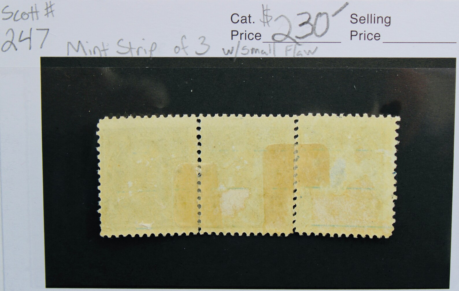 Old US Stamps 1894 Bureau Issued Scott 247 Mint Strip of 3 - Etsy