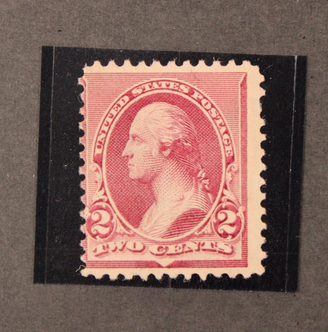 Old US Stamp, 1890-93 Regular Issue Stamp, Scott #219D (lake) Fine Mint ...