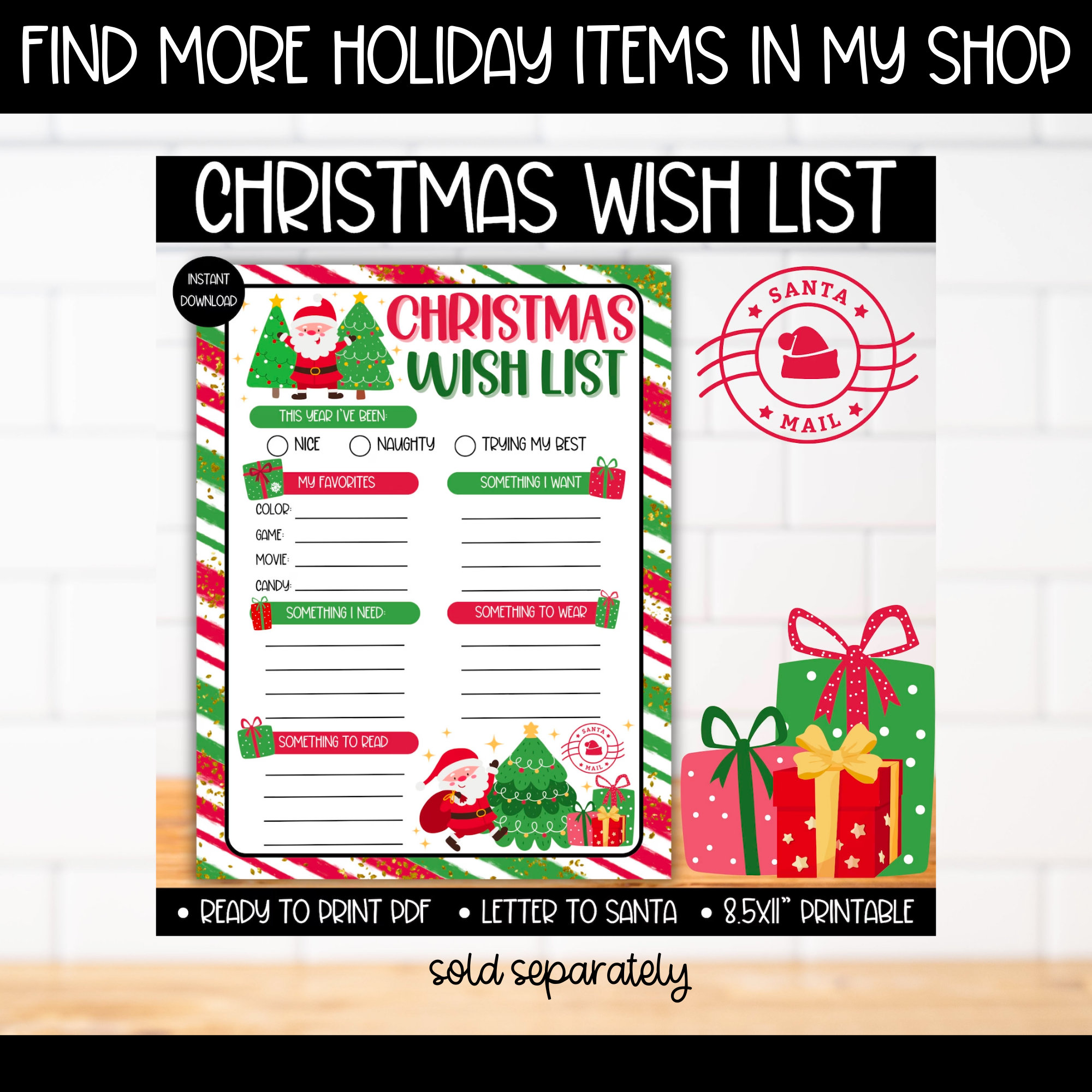Teacher Christmas Gift Tag Card, PTA PTO Teacher Staff Appreciation ...