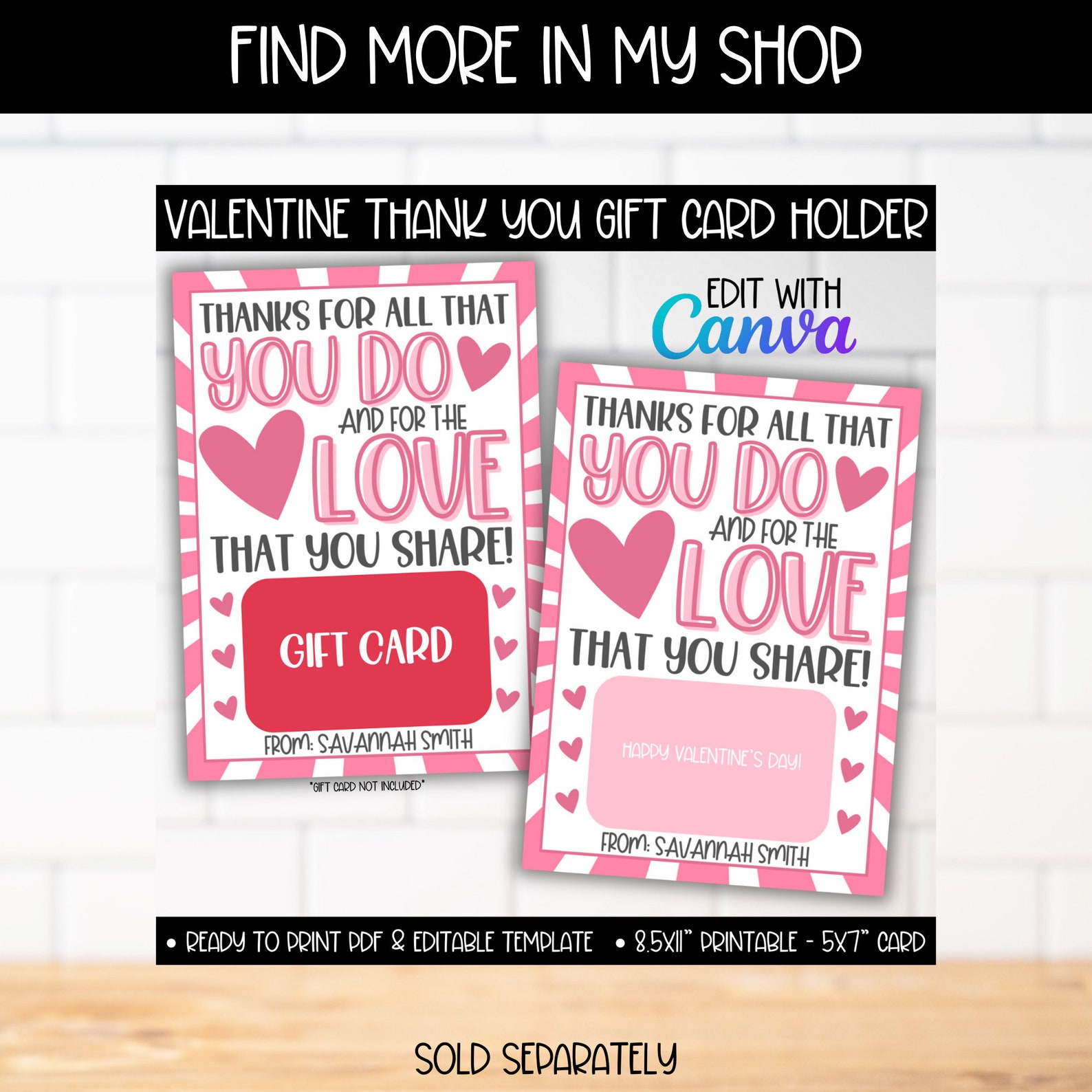 Teacher Valentine's Day Gift Card Holder, How Sweet It is to Be Taught ...