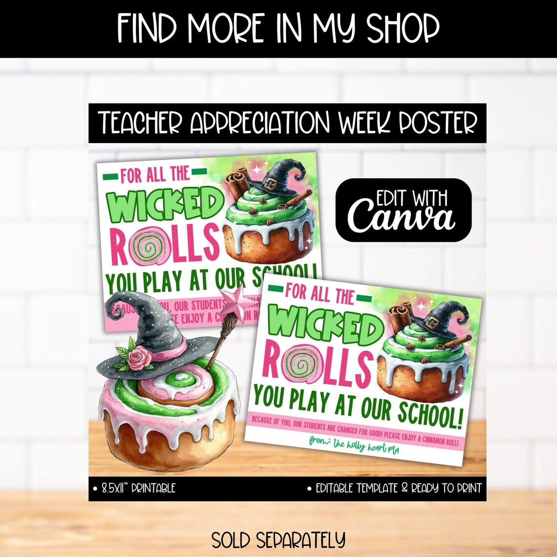 Wicked Teacher Appreciation Week Theme Water Bottle Labels, Wizard of ...
