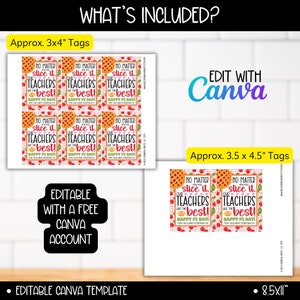 Pi Day Teacher Staff Pie Appreciation Gift Printable Tags, No Matter ...