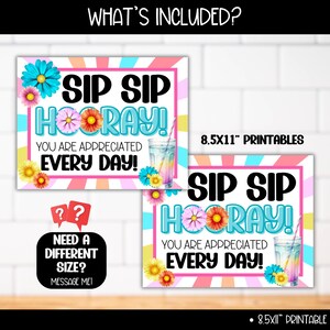 Bloom Flower Sip Sip Hooray Soda Water Bar Sign, Teacher Nurse ...