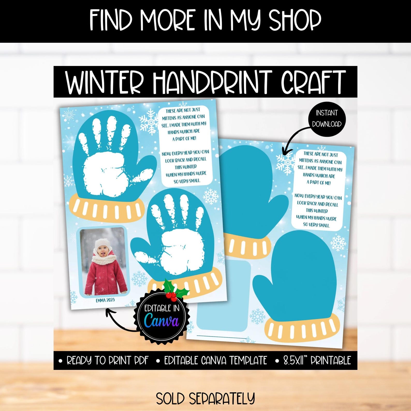 Christmas Snowglobe Elf Handprint Art Craft, Holiday Preschool Toddler ...