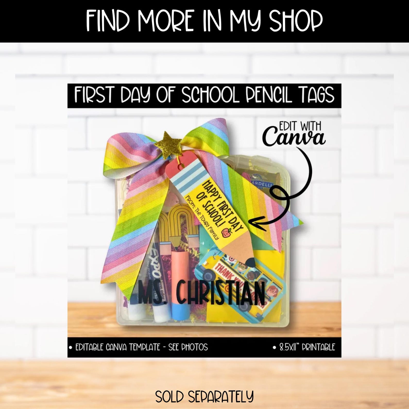 Back to School Dismissal Backpack Tag, Editable How We Go Home ...