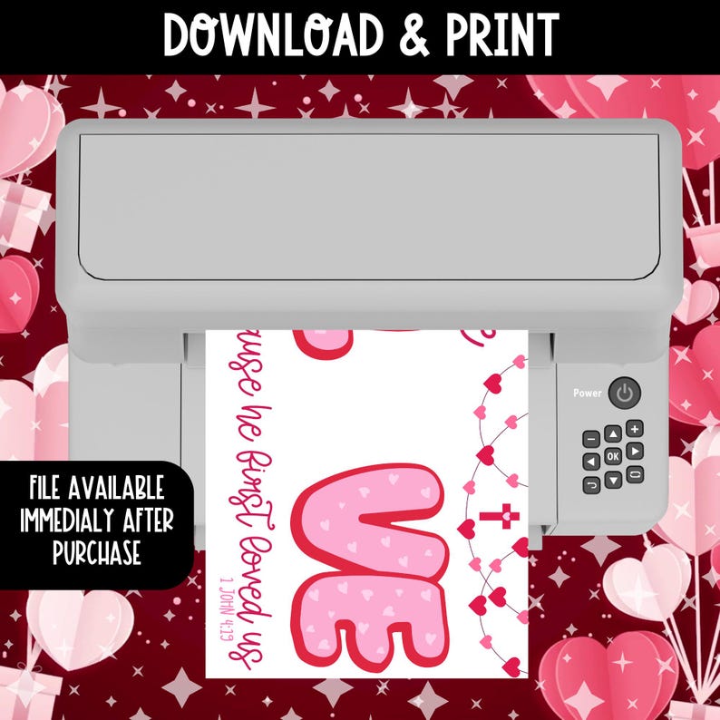 Christian Valentine Handprint Craft, 1 John 4:19 Bible Verse Activity ...