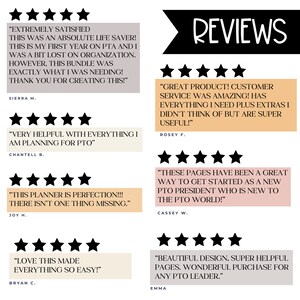 EDITABLE PTO President Leader Binder Template Bundle, PTO Membership ...