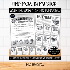 Valentine's Day Bear Candy Gram Lollipop Tag Holder, Printable PTA PTO ...