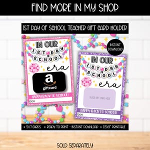 Happy 1st Day of School Gift Tag, I'm so Excited to Have You as My ...
