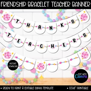 Teacher Staff Appreciation Week Banner, Taylor Inspired Theme Printable ...