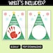 Christmas Tree Poem Handprint Craft Art Printable, DIY Holiday Xmas ...