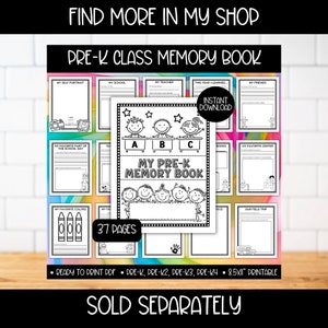 Pre-k Kindergarten Early Finisher Educational Worksheets Workbook, ABC ...