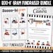 Halloween Boo Gram School Fundraiser Flyer Template Bundle, Boo-k Book ...