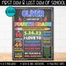FIRST and LAST Day of School Sign Canva Template Bundle, First Day ...