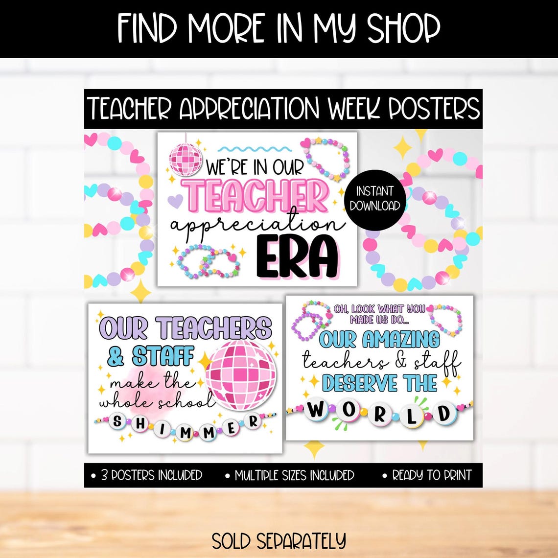 Wicked Teacher Appreciation Week Theme Poster Sign Bundle, Wizard of Oz ...