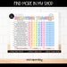Medication Supplement List Tracker Log Chart Printable Template ...