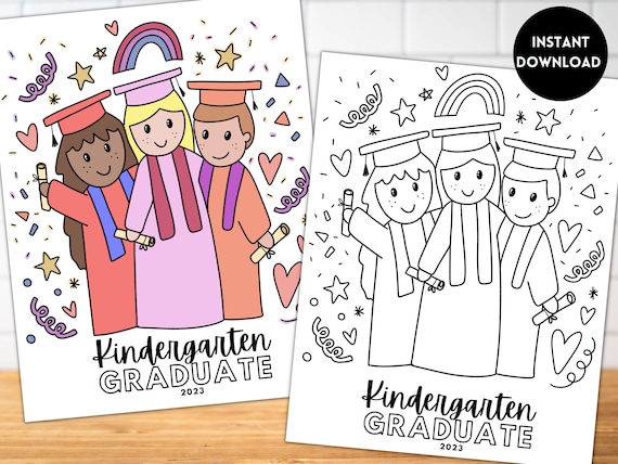 Coloring Pages For Kindergarten Graduation