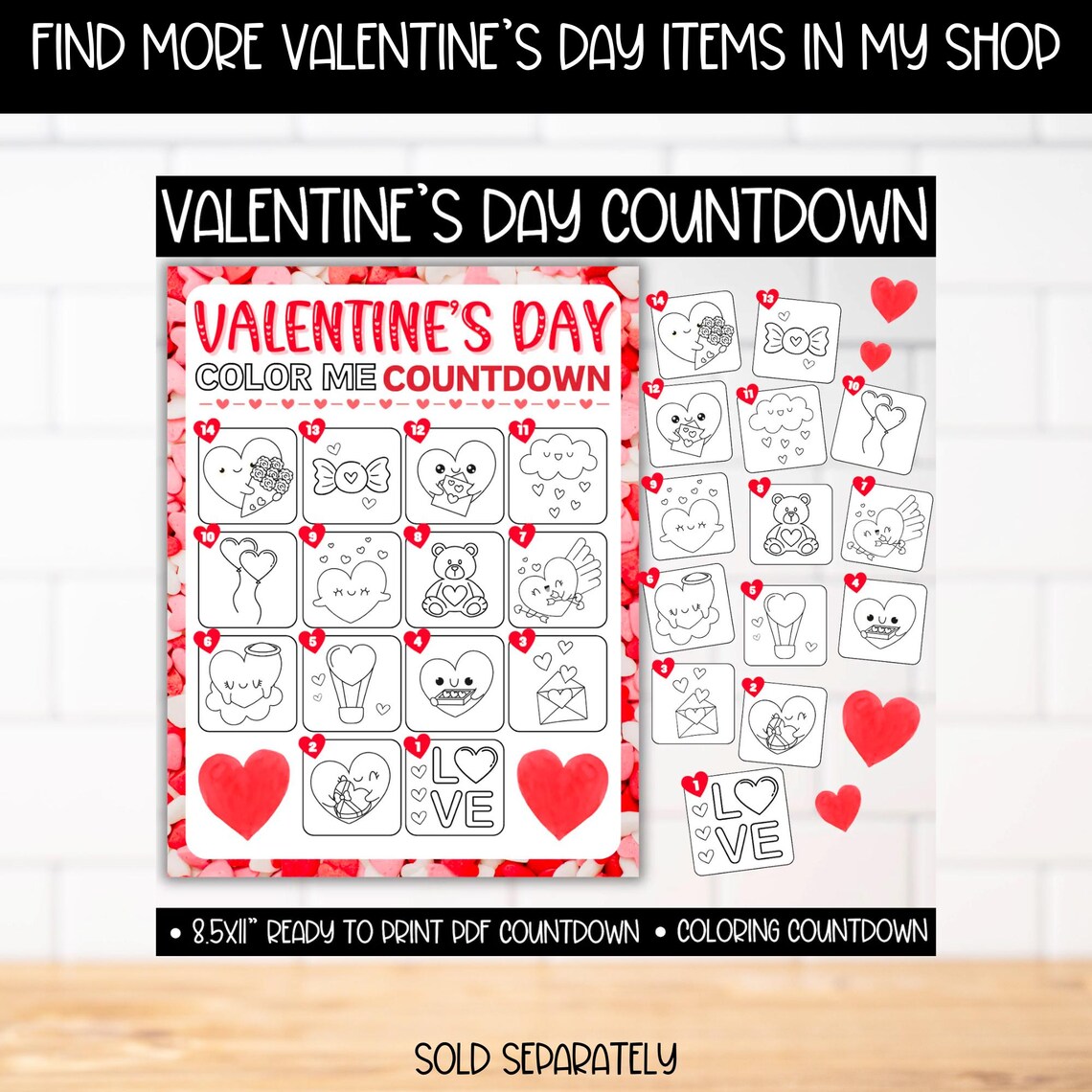 2025 Valentine's Day Handprint Craft Valentine Activities Printables ...