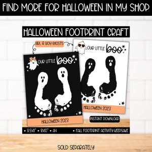 Halloween Pumpkin Handprint Craft, Autumn Crafts for Kids, Toddler ...