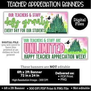 Teacher Staff Appreciation Week Witch Theme Flyer Poster Sign Game ...