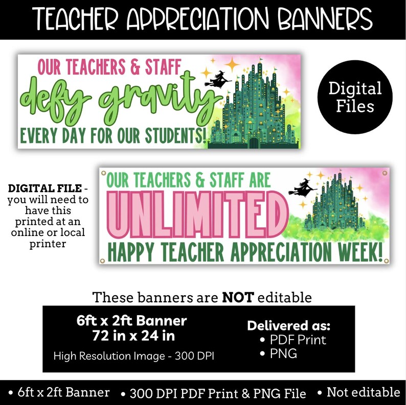 Wicked Teacher Staff Appreciation Week Theme Flyer Poster Sign Game ...