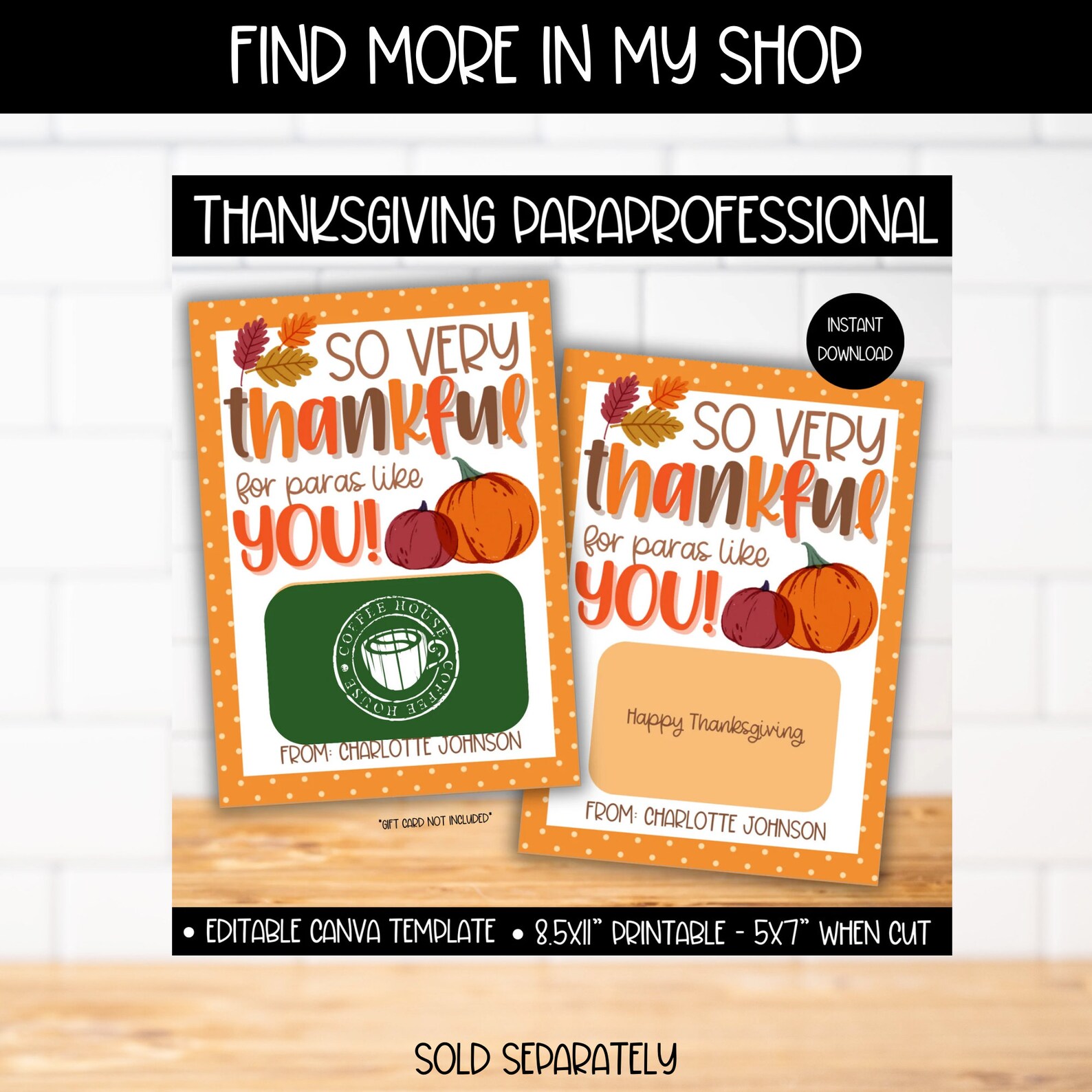 World's Best Para Gift Card Holder, Paraprofessional Appreciation Day ...