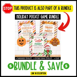 Holiday Christmas Teacher Appreciation Flyer Template, Santa in Pocket ...