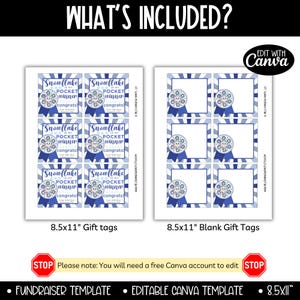 Winter Teacher Appreciation Inclusive Holiday Flyer Template, Snowflake ...