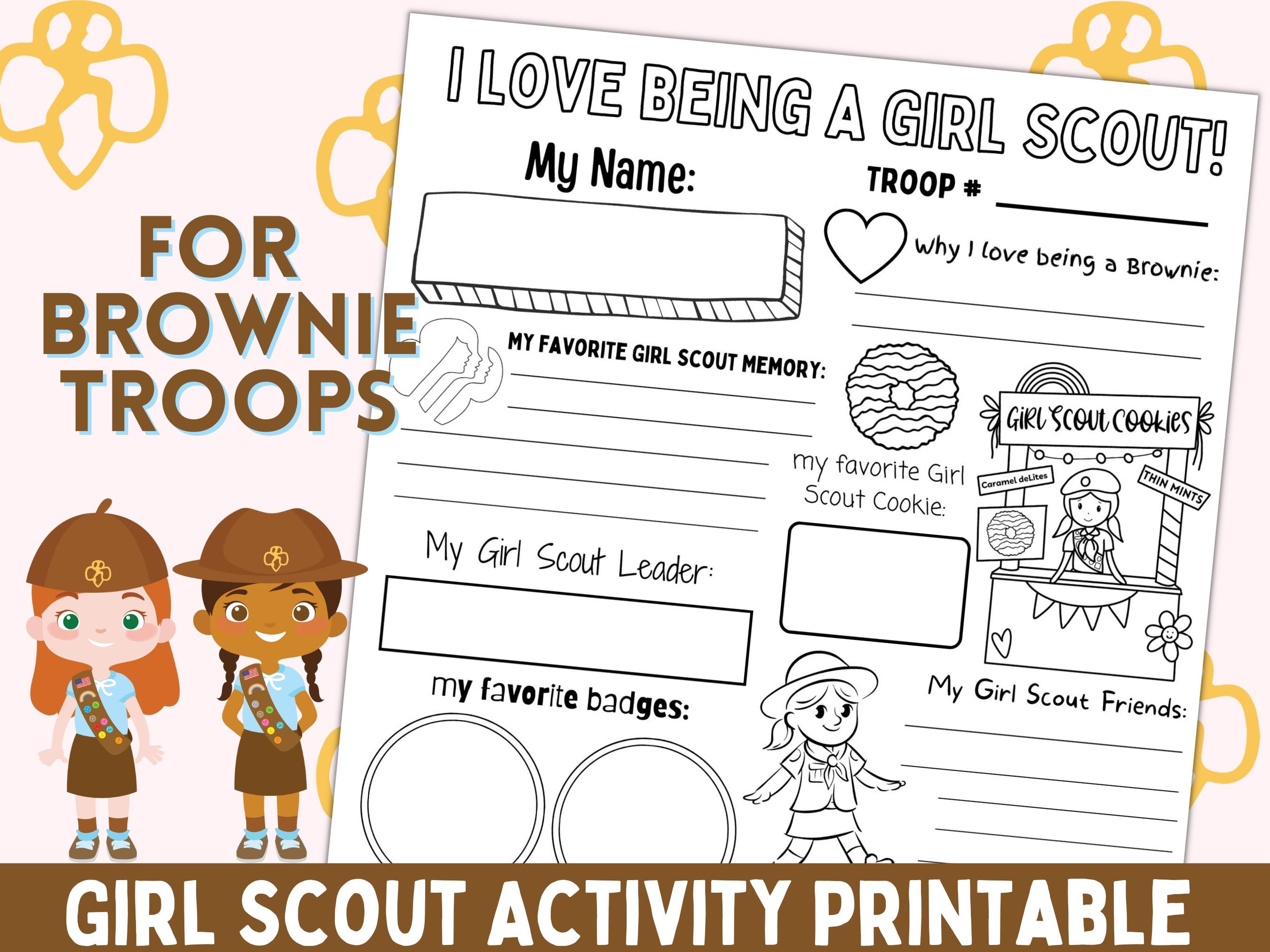 Girl Scout Brownie Printables
