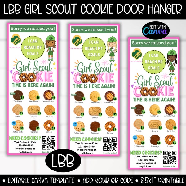 Girl Scout Cookie Door Hanger - Etsy