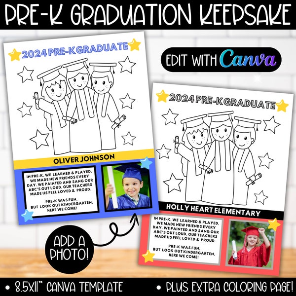 Pre K Graduation Poem - Etsy
