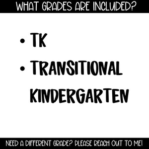 Editable First Day of TK Sign Bundle, Back to School TK Chalkboard ...
