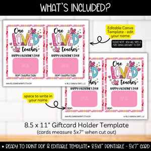 Teacher Valentine's Day Gift Card Holder, Teacher Appreciation Coffee ...