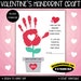 2024 Valentine's Day Handprint Craft Valentine Activities Printables ...