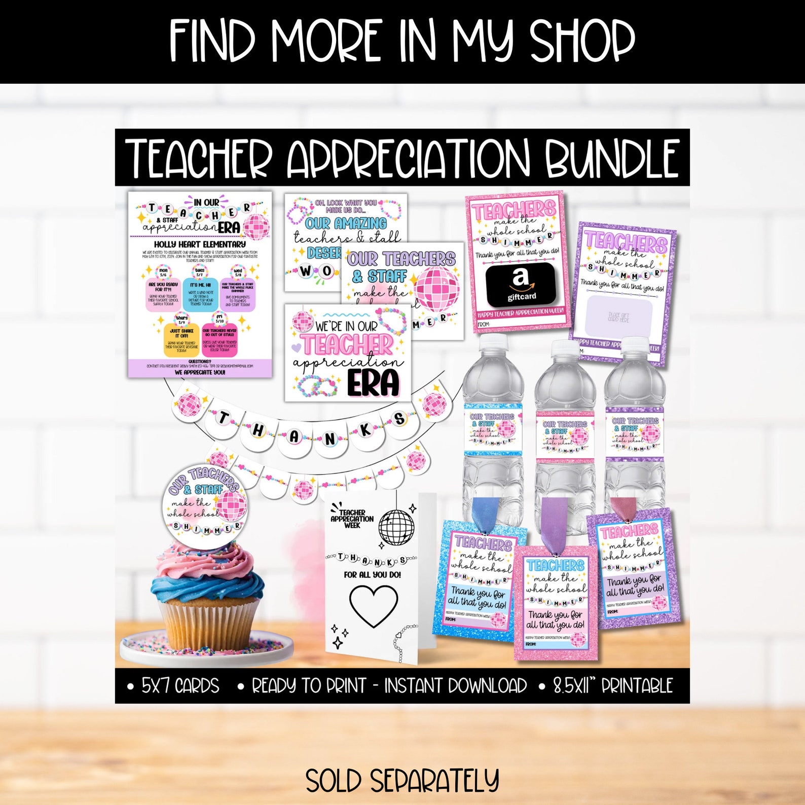 Salad Bar Teacher Nurse Staff Appreciation Week Lunch Theme Gift Tags ...