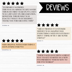 EDITABLE PTA President Planner, PTA Binder Template Bundle, Pta ...