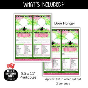 Wicked Teacher Staff Appreciation Week Theme Snack Food Door Hanger ...