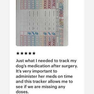 Medication Supplement List Rainbow Tracker Log Chart Template With ...