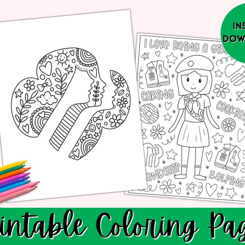 Free Brownie Girl Scouts Coloring Pages