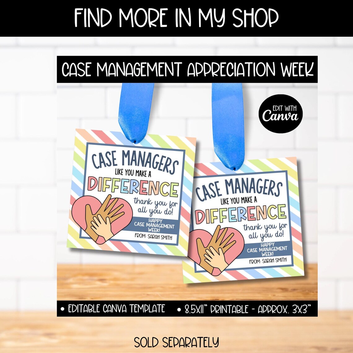 Case Manager Week Gift Card Holder, Case Resource Management ...