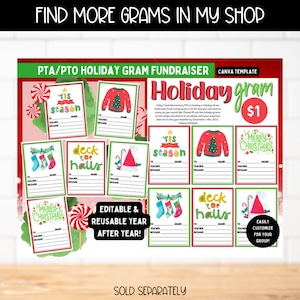 Holly Jolly Christmas Candy Cane Holder Tag Cards Bulk, Jingle Basket ...