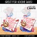 Valentine's Day Chocolate Chip Cookie Card, Valentine Class Heart ...