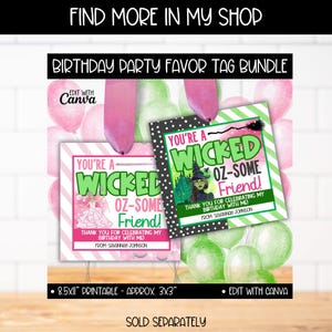 Wicked Teacher Appreciation Week Theme Gift Card Holder Canva Template ...