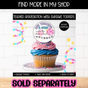 Teacher Staff Appreciation Week Banner, Taylor Inspired Theme Printable ...