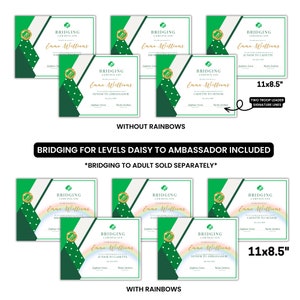 Girl Scout Bridging Certificates, Scouts Bridging Ceremony, Daisy ...