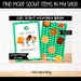 LBB Girl Scout Cookie Booth Sales Tracker Form Editable Canva Template ...
